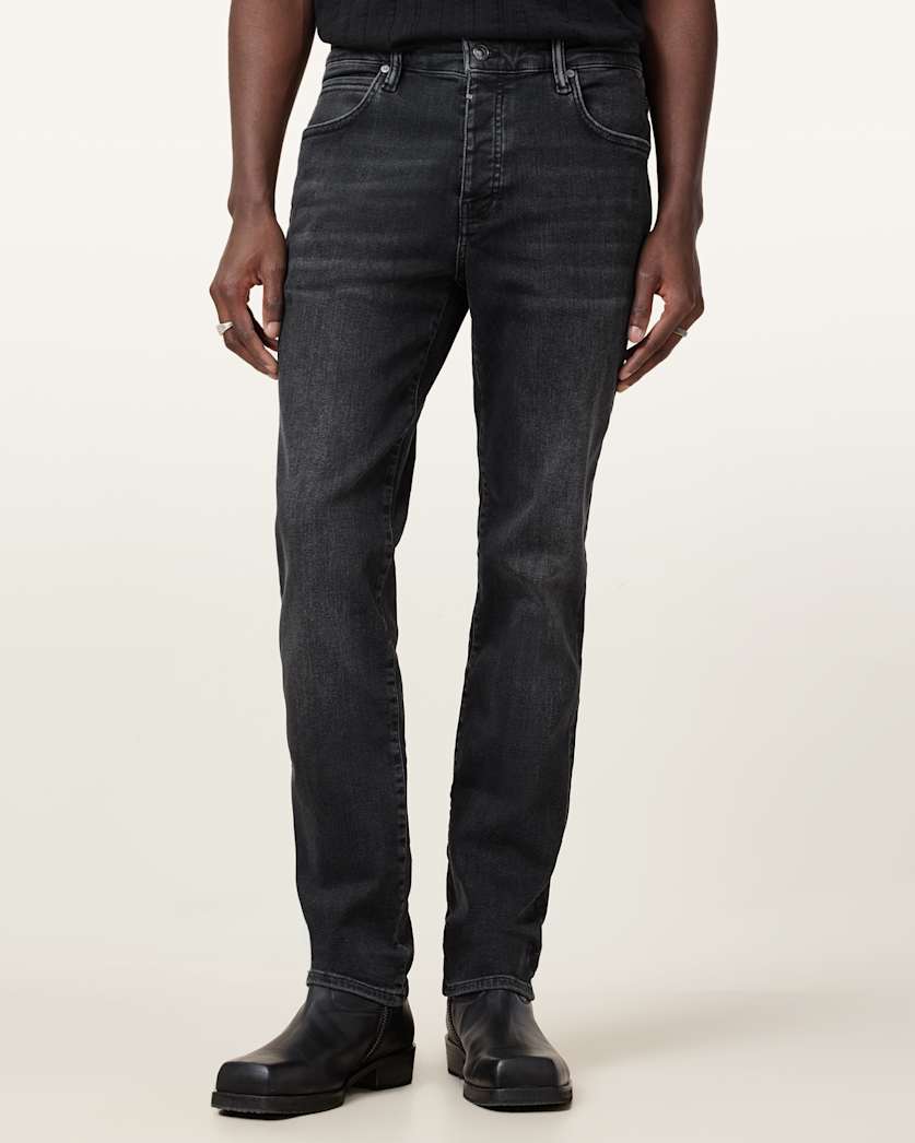 Sid Skinny Fit Denim Jeans Washed Black | ALLSAINTS